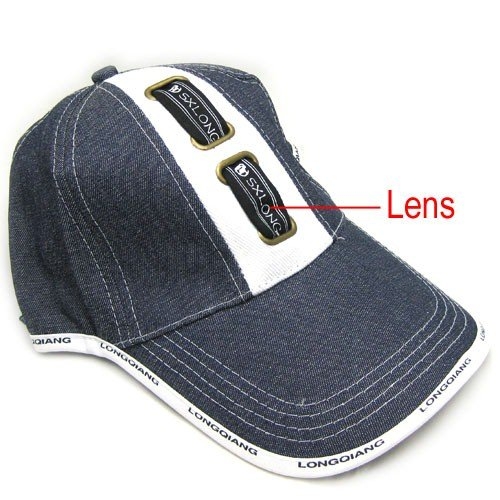 1GB Wireless Spy Camera Hat with Wireless MP4 Player Receiver